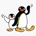 Amazon.com - Pingu Vinyl Waterproof Sticker Decal Car Laptop Wall ...