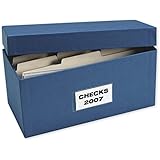 Amazon.com : EGP Voucher Check Storage Boxes, 2 Boxes, 5" x 9 3/4" x 4 ...
