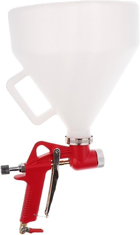 SDENSHI Pistolet à Crépir avec Godet 6L 3 Buses Pistolet à Peinture Pneumatique Crépi: Amazon.fr ...
