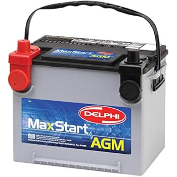 Amazon.com: Delphi BU9075DT MaxStart AGM Premium Automotive Battery ...