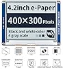 4.2inch E-Ink Display Module 400x300 Pixel Black,White Two-Color 3.3V ...