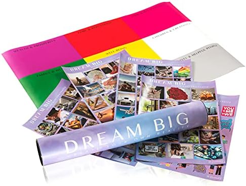 Vision Board Kit, Dream Boards with Motivational Stickers, Vision Board ...