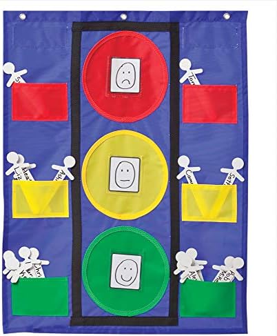 Carson Dellosa 26" x 19.75" Stoplight Behavior Pocket Chart for ...