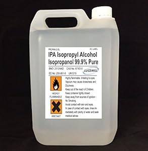 1 x 5 LITRE ISOPROPYL ALCOHOL 99.9% PURE IPA ISOPROPANOL LIQUID: Amazon ...