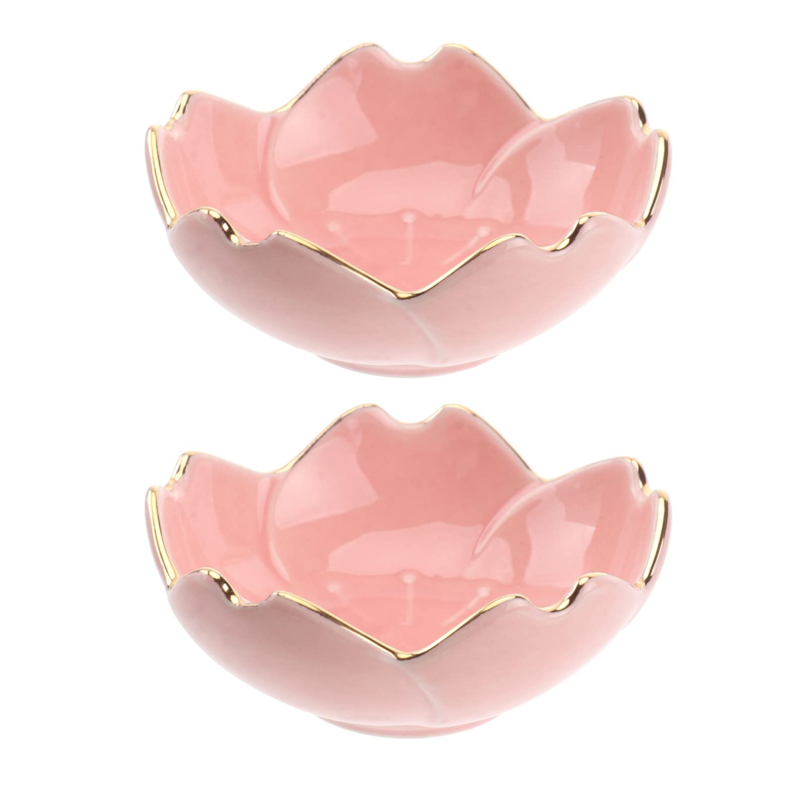 Luxshiny Appetizer Dish Bowl Utensil Set 2pcs Ceramic Soy Sauce Dish ...