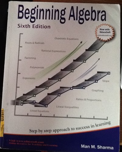 Beginning Algebra: Man M. Sharma: 9781888469929: Amazon.com: Books