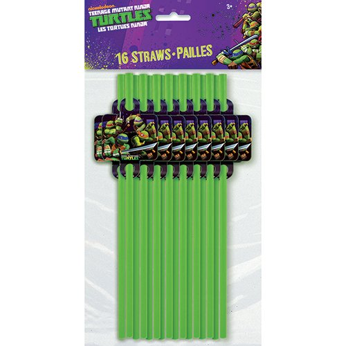 Amazon.com: Teenage Mutant Ninja Turtles Party Straws, 16ct : Toys & Games