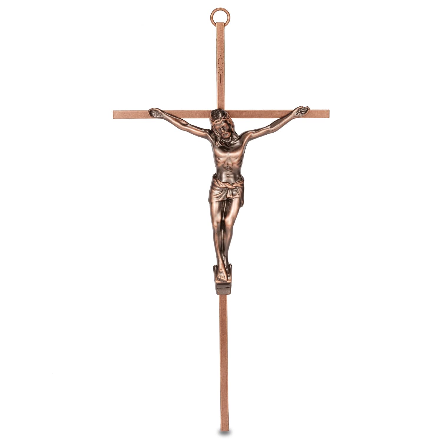 Mua ACHIBANG Crucifix Wall Cross, Metal Slender Catholic Hanging Jesus ...