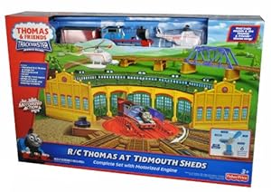 Thomas & Friends Trackmaster R/C Thomas at Tidmouth Sheds: Amazon.co.uk ...