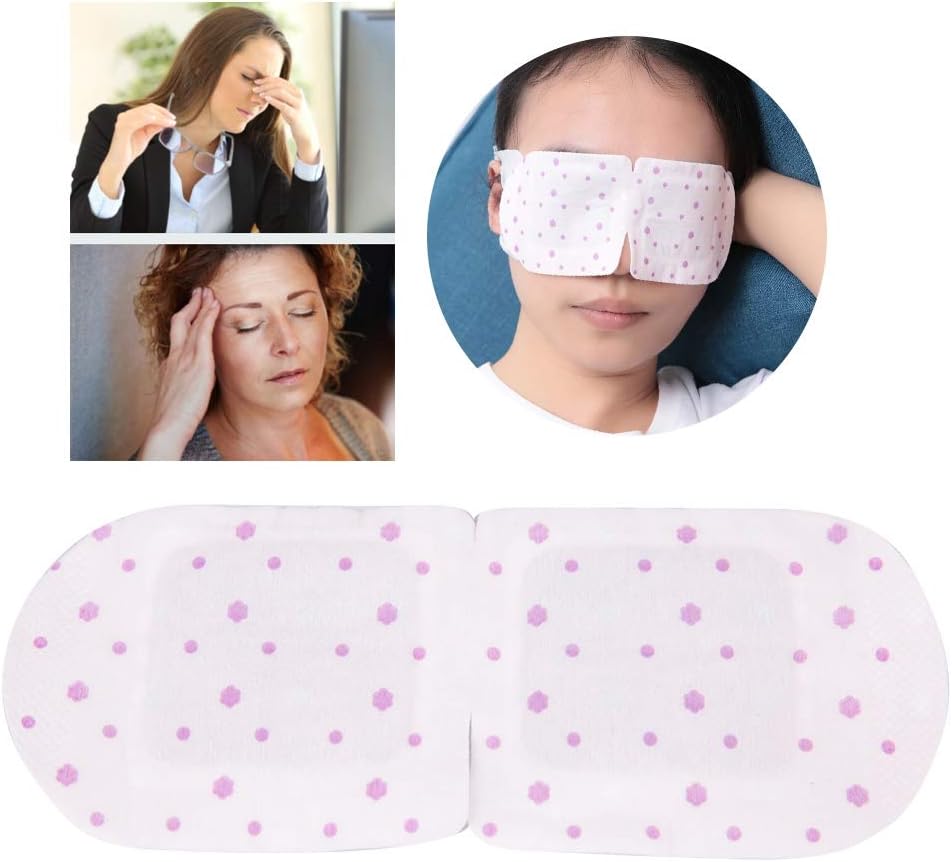 10Pcs/set Steam Eye Mask Self-heating Eye Mask for Moist Heat Compress ...