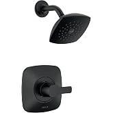 Amazon.com: Delta Faucet Modern 14 Series Matte Black Shower Faucet ...