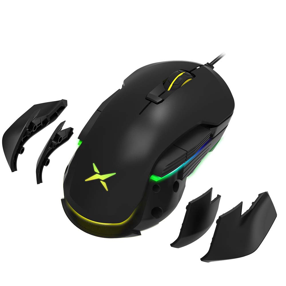 Mua DeLUX Ambidextrous Gaming Mouse with 16000DPI, RGB Backlit and ...