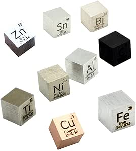 Amazon.com: 0.39" Element Cube Set 10mm Density Cubes for Periodic ...