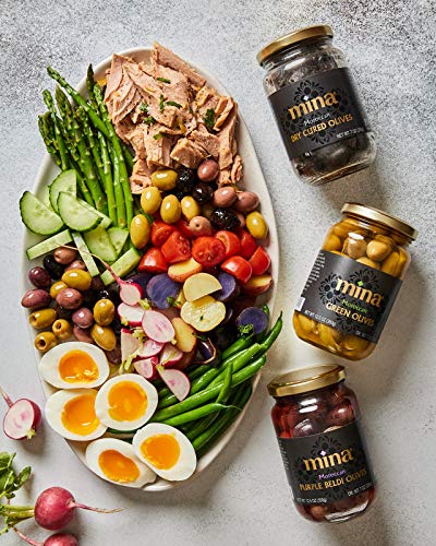 Mina Dry Cured Black Beldi Olives, Premium Handpicked and Naturally ...