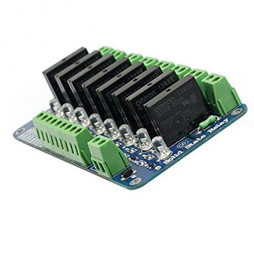 SainSmart 8-Channel 5V Solid State Relay Module Board for Arduino Uno ...