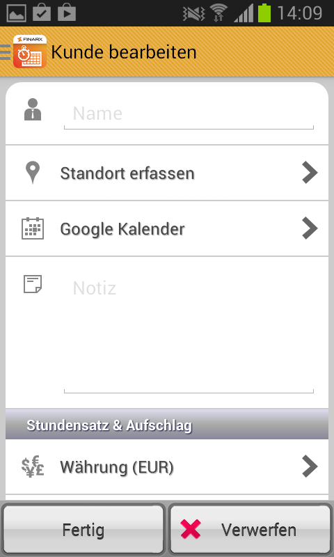 FINARX Timesheet Zeiterfassung:Amazon.de:Appstore for Android