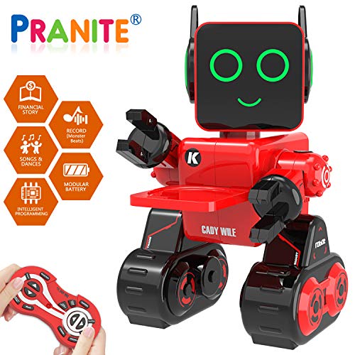 Robot Toy for Kids, Remote Control Intelligent Programming RC Robot ...