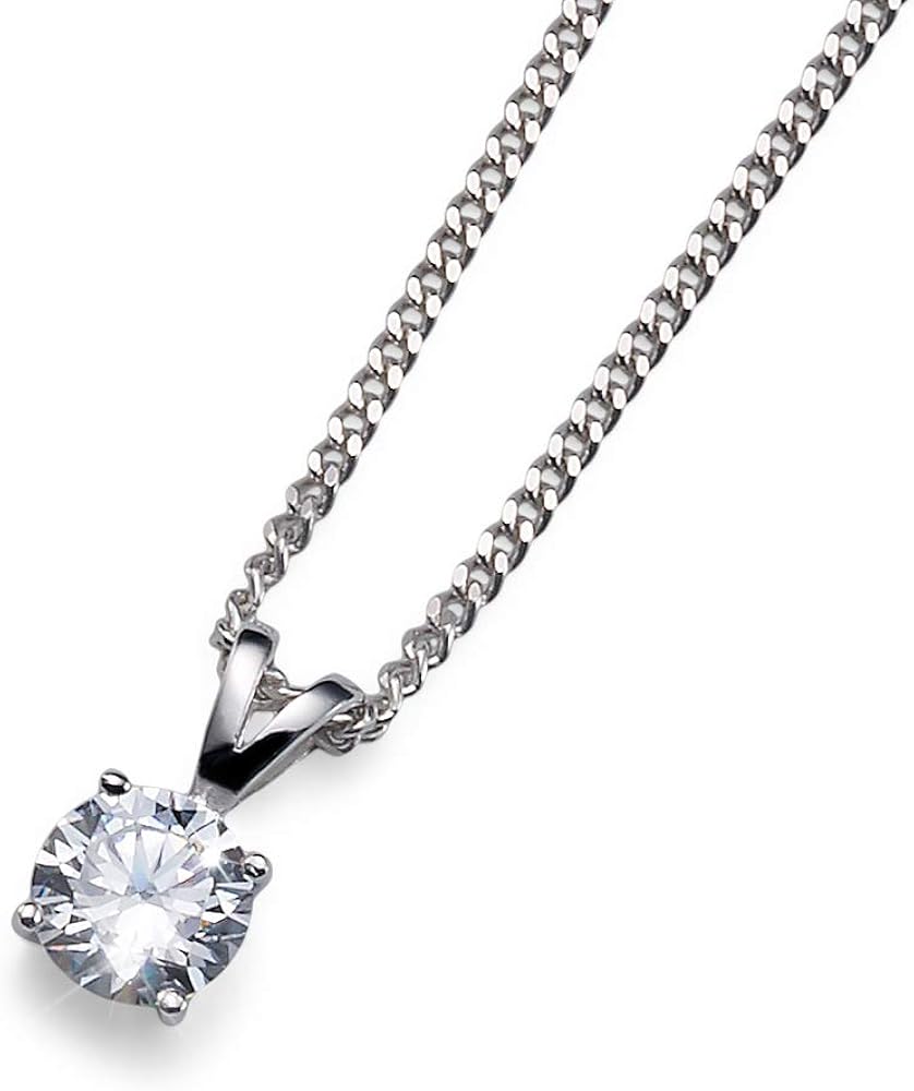 Oliver Weber Pendant Solitaire 925 AG Rhodium Swarovski Crystals ...