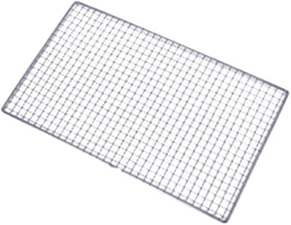 BBQ Grill Mesh,Non Stick Cooking Grill Mat Reusable Square Stainless ...