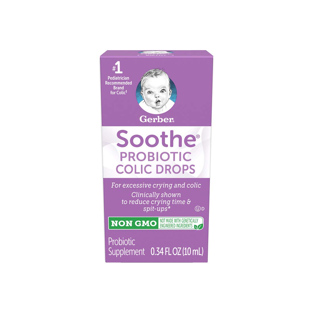 Gerber Good Start, Baby Probiotic Drops, Soothe, 0.34 Ounce