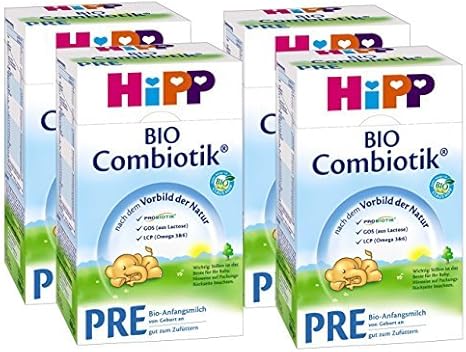 Hipp Pre Bio Combiotik 600g, Pack of 4 (4 x 600 g): Amazon.co.uk: Grocery