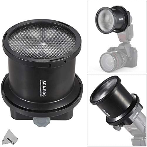 Fomito SGA-BOS 2 Times EV Fresnel Snoot Flash Light Extender with CA ...