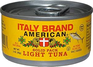 Amazon.com : Italy Brand 3 oz. Yellowfin Tuna Fish in Olive Oil (8 pack ...