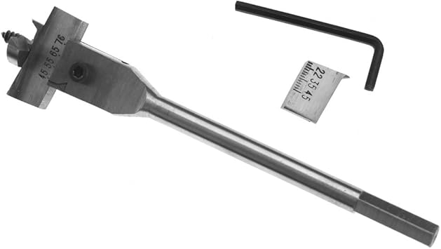 22-76Mm Adjustable Spade Bit Expansive Flat Woodworking Boring Drill ...