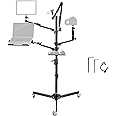 Amazon.com: NEEWER Live Streaming Stand with Casters, Overhead Camera ...