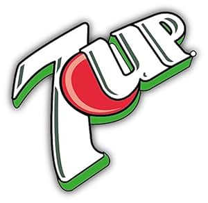 Amazon.com: 7UP Lemon-Lime American Soft Drink Car Bumper Sticker Decal ...
