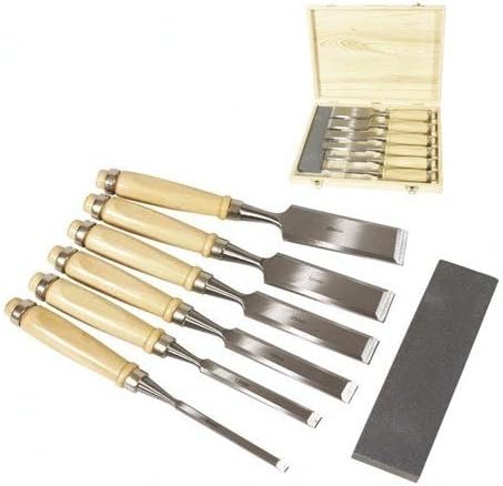 Perel 1340 Juego de Escoplos para madera 6/12/19/25/32/38 mm: Amazon.es ...