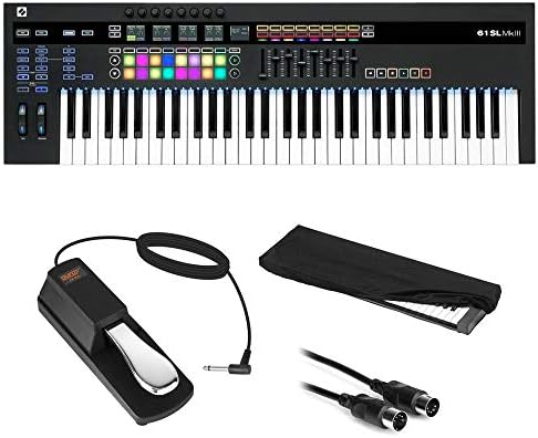 Novation SL MkIII 61-Note MIDI CV Keyboard Controller/Sequencer with ...