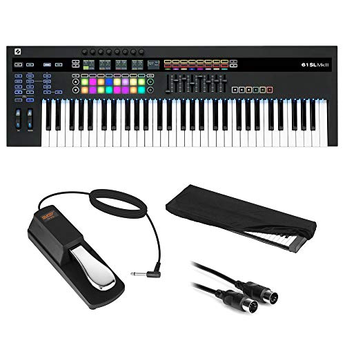Novation SL MkIII 61-Note MIDI CV Keyboard Controller/Sequencer with ...