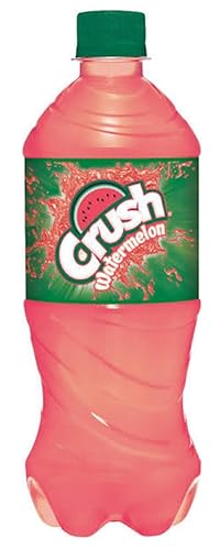 Amazon.com : Limited Edition, Crush Soda, Watermelon, 20oz Bottle, 6 ...
