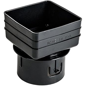 Advanced Drainage Systems 0664AA Downspout Adaptor, 6" x 4" x 6 ...