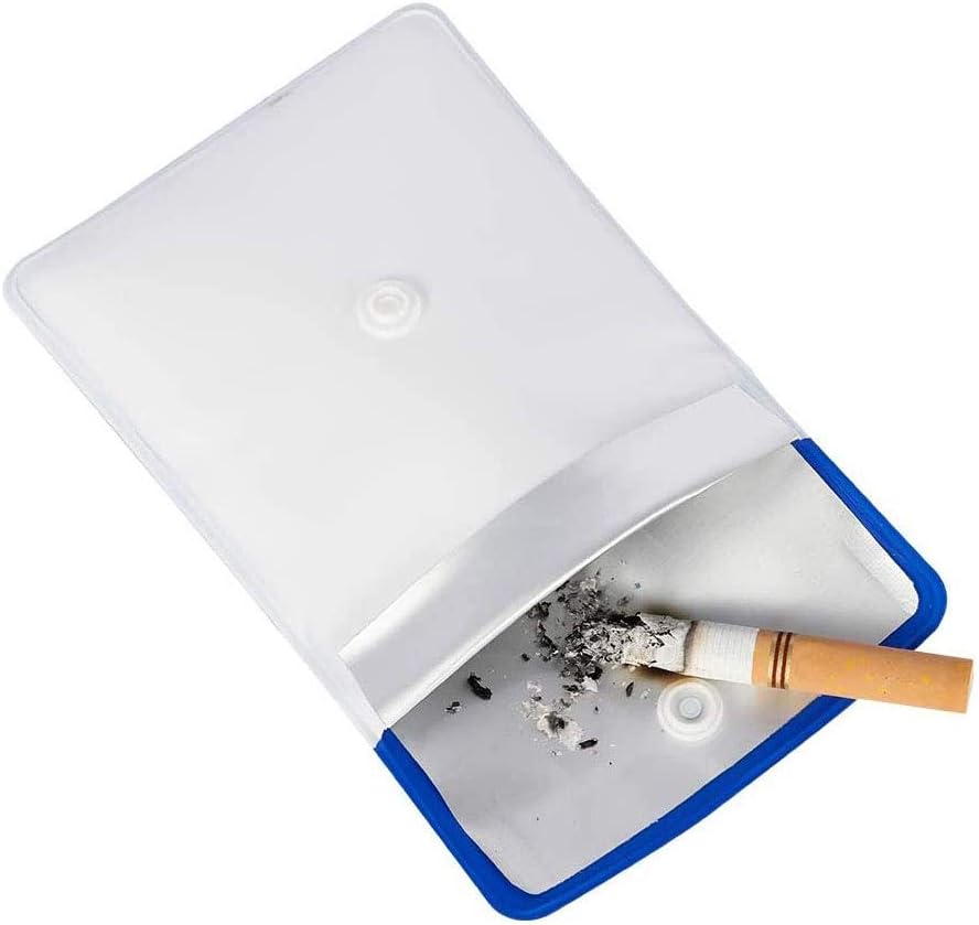 4 PCS Ash Pouch, Pocket Ashtray Ash Pouch, Fireproof PVC Odor Free ...