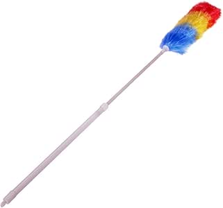 Plumero anti-estática Polo largo mango extensible plumero cepillo ...