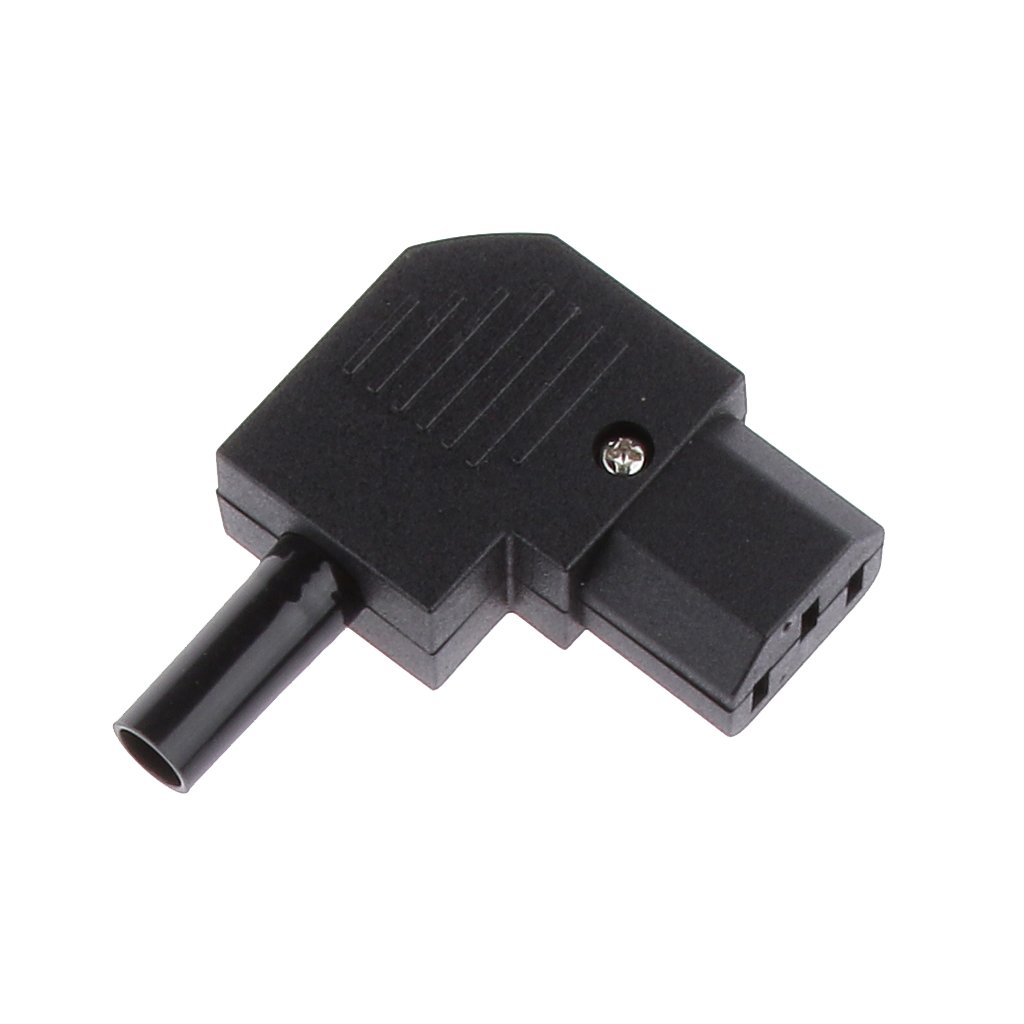 Electrónica para vehículos Adaptador Conector IEC C13 90 Grados Hembra ...