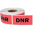 Amazon.com : 300 DNR Label Stickers, 1 x 2 Inch Do Not Resuscitate ...