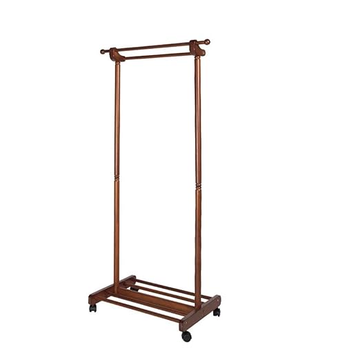 Perchero con ruedas y estantes | Percheros de pared, percheros de pie...