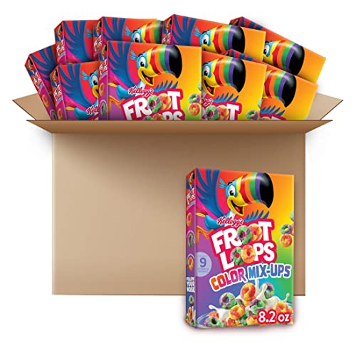 Froot Loops Color Mixups Cold Breakfast Cereal, Fruit Flavored, Kids ...