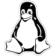 Amazon.com: Linux Tux Penguin sticker decal 4" x 5" : Automotive
