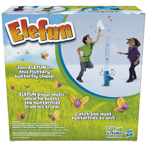 Hasbro Gaming Elefun and Friends Elefun Preschool Game With Butterflies ...