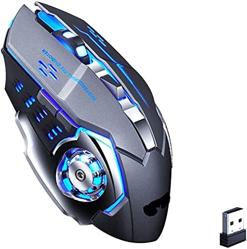 Wireless Gaming Mouse Q13, Rechargeable, Silent Backlit USB Optical ...
