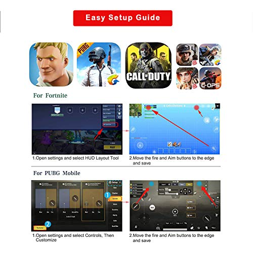 PUBG Mobile Controller COD Mobile Game Controller with Auto Mode Fire ...