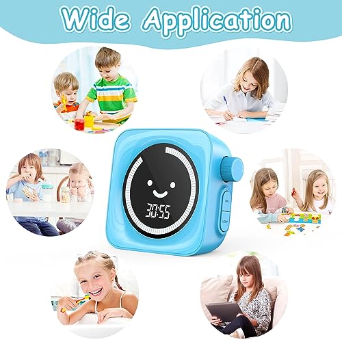 Sonneten Visual Timer for Kids, 99 Minute Digital Cute Kids Visual ...