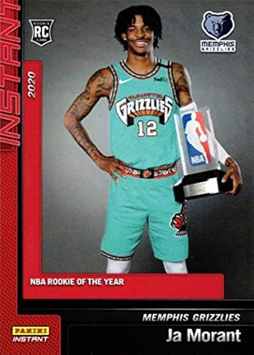 2019-20 Panini Instant Basketball #184 Ja Morant Rookie Card - Wins NBA ...
