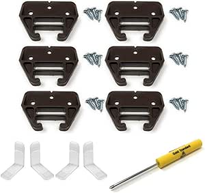 Plastic Drawer Guides Kit for Center Mount Wood Drawer Tracks in ...