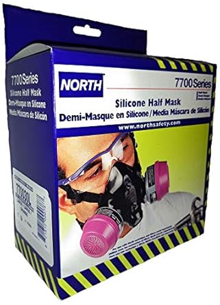 North by Honeywell Large Black Silicone Half Mask 7700 Series Facepiece ...