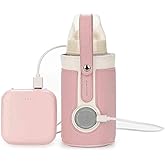 Amazon.com : ENERGYMAMI Portable Bottle Warmer, Baby Milk Heat Keeper ...